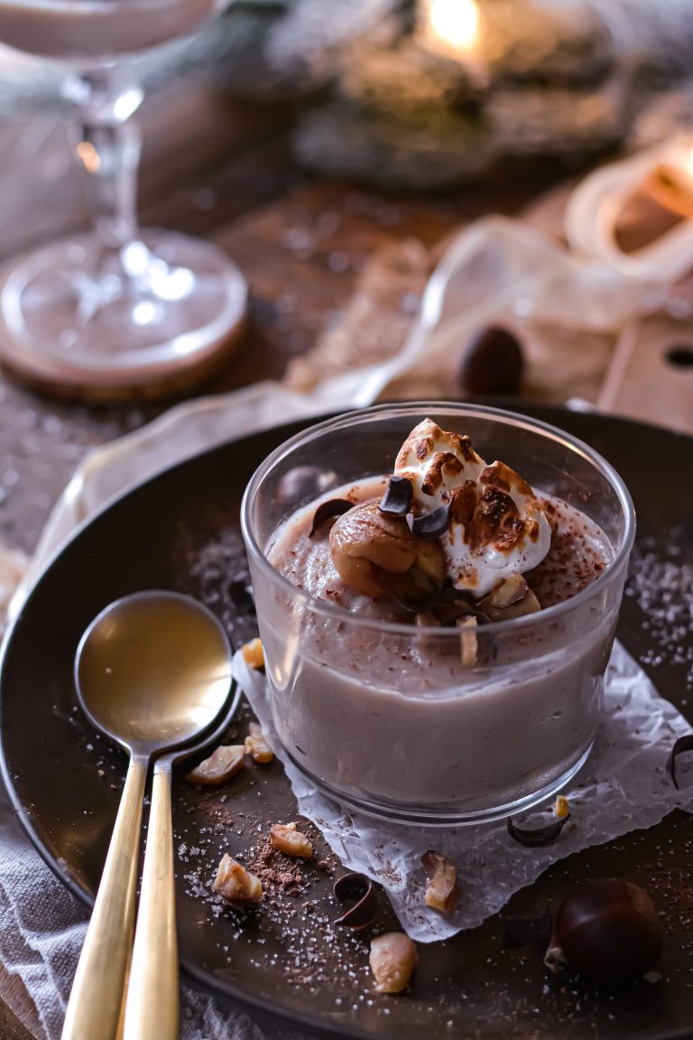 Mousse Vegan à la Crème de Marron / Vegan Chestnut Mousse