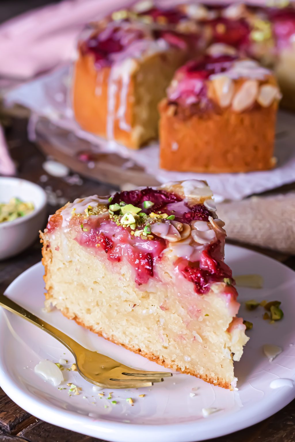 Gâteau Vegan aux Fraises / Vegan Summer Strawberry Cake