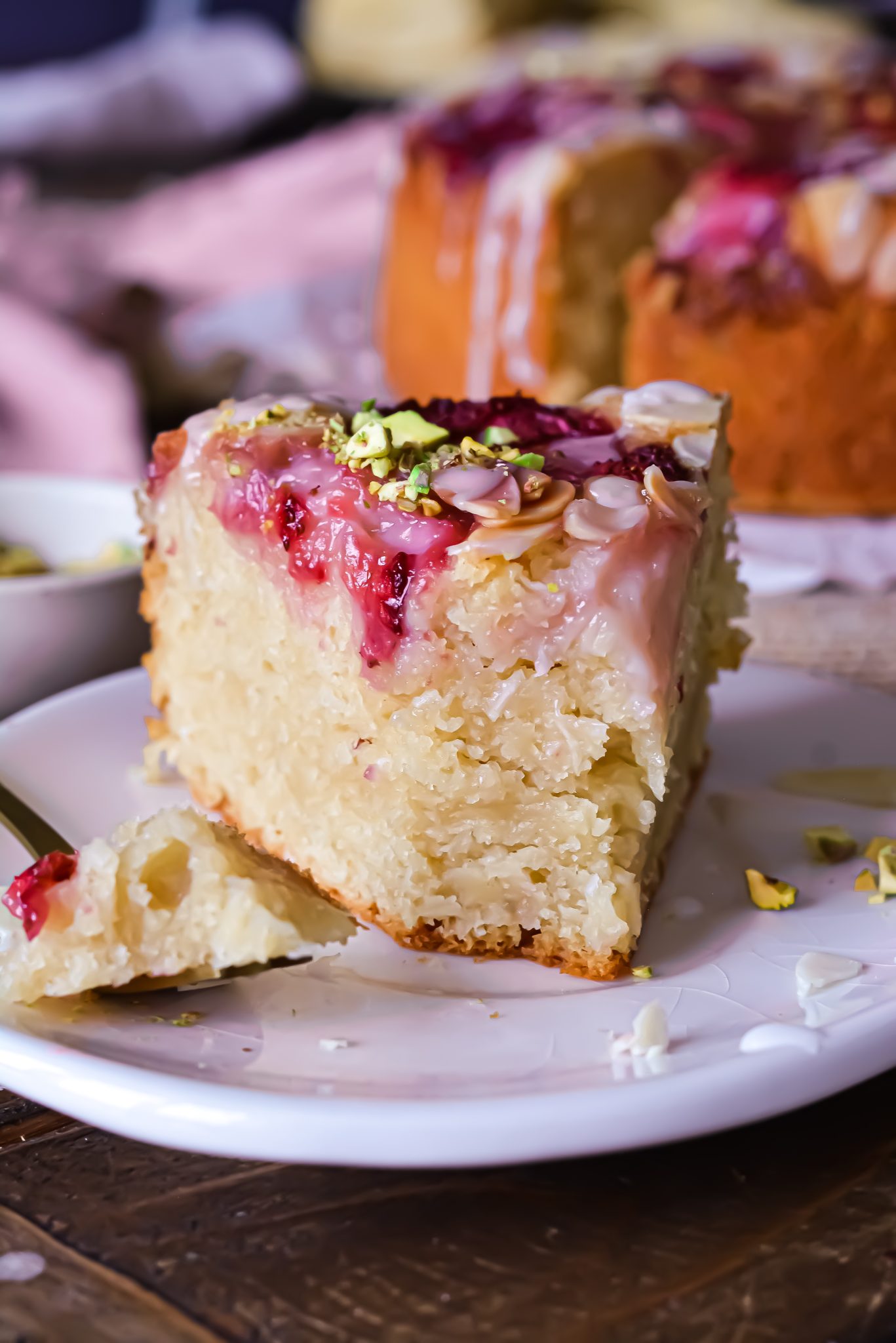 Gâteau Vegan aux Fraises / Vegan Summer Strawberry Cake