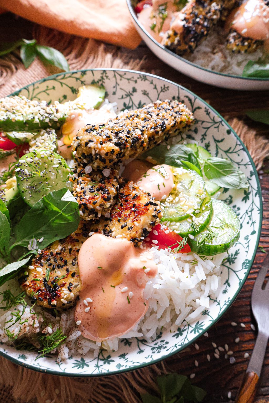 Tofu Pané Vegan aux Graines de Sésame / Vegan Crispy Sesame Crusted Tofu