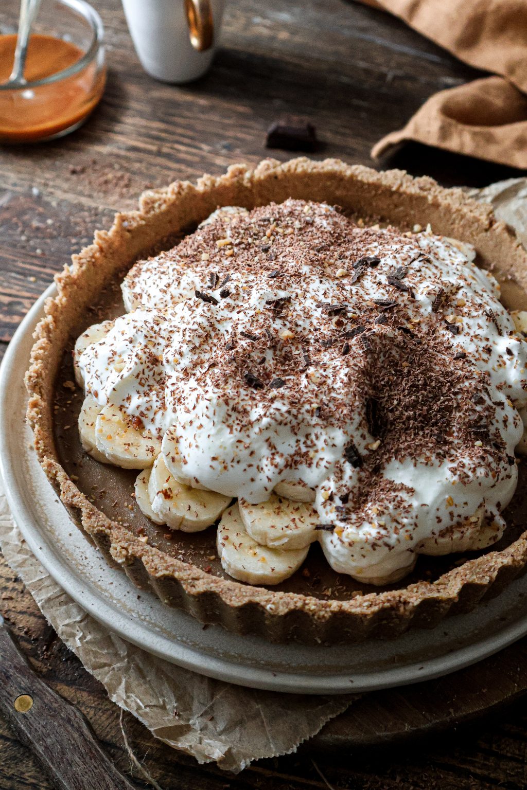 Tarte à la Banane & Caramel Vegan / Vegan Banoffee Pie